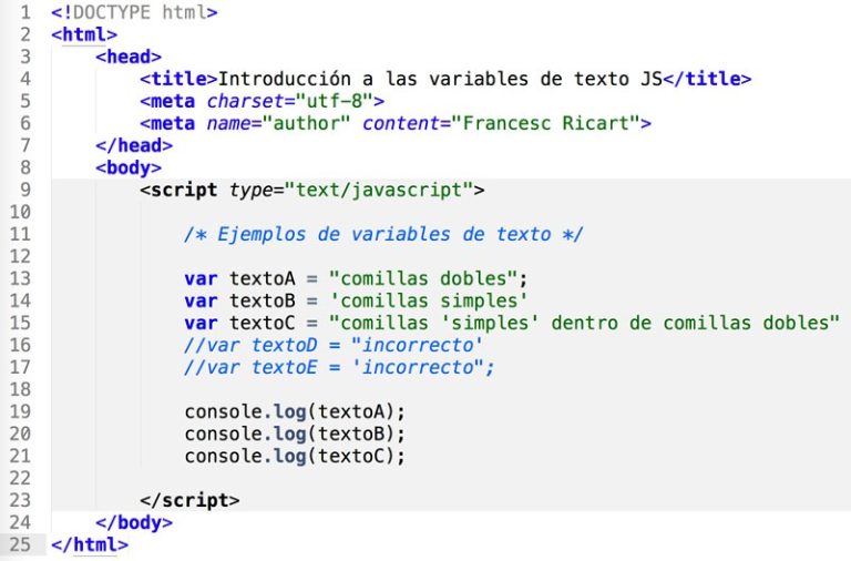 Tipos De Variables En Javascript 0243