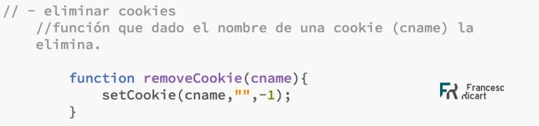 Crear, modificar, eliminar y detectar cookies con Javascript