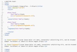 Tipografía CSS: como usar web safe fonts y tipografías personalizadas.